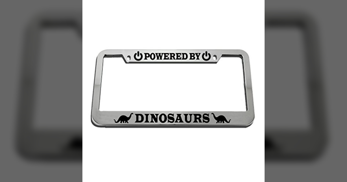 License Plate Frames for Dinosaur Lovers