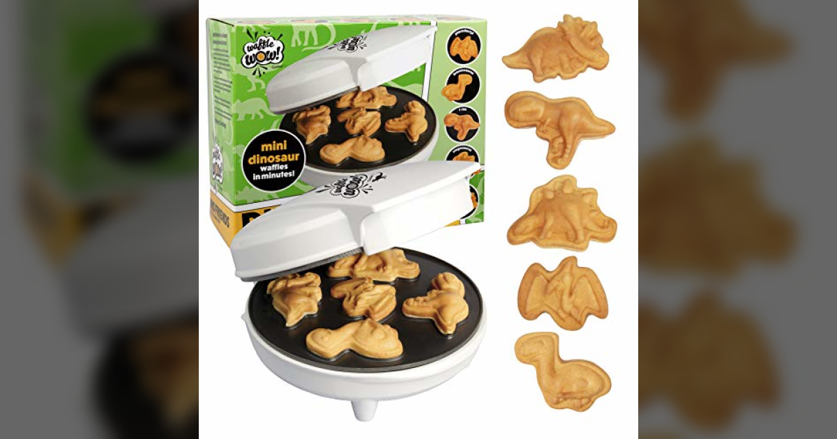 Fun For Breakfast: Dinosaur Mini Waffle-Maker!