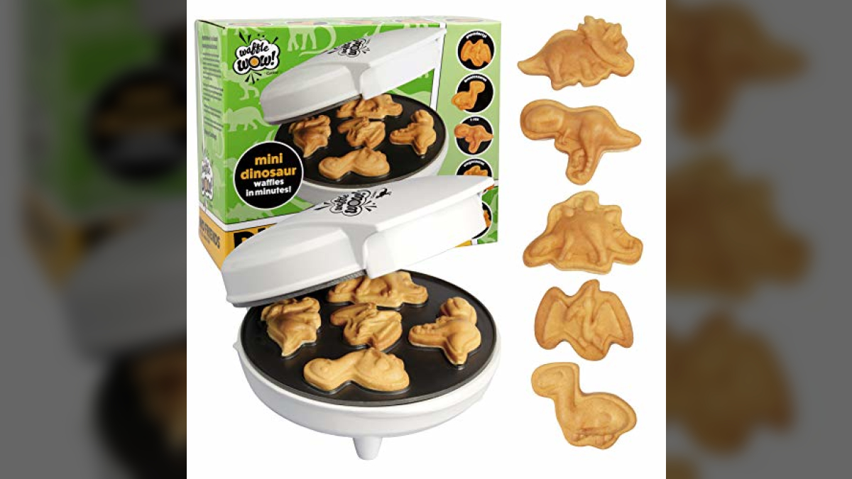 Fun For Breakfast: Dinosaur Mini Waffle-Maker!